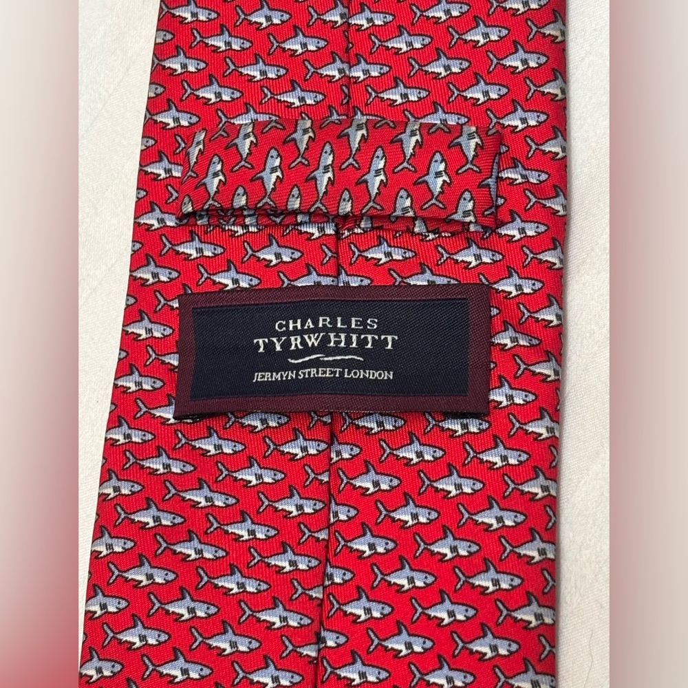 Charles Tyrwhitt Jeremy Street London Silk Tie Mens N… - Gem